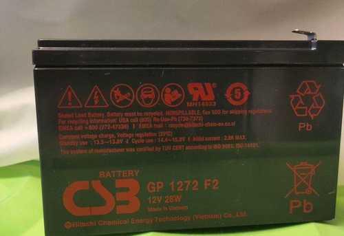 Аккумулятор csb GP 1272 F2 12V (28W)