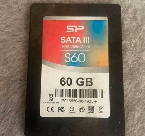 Твердотельный накопитель ssd 60gb