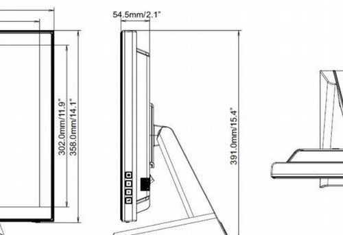 Монитор Iiyama 19 T1932MSC-B5X черный