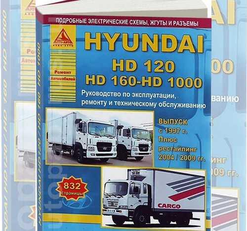 Книга: hyundai HD120 / HD160 / HD1000 (д) c 1997