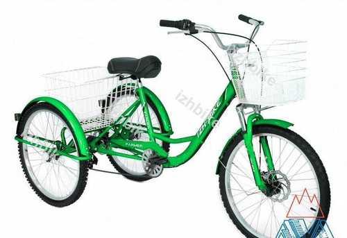 Велосипед трехколесный взрослый Фермер New