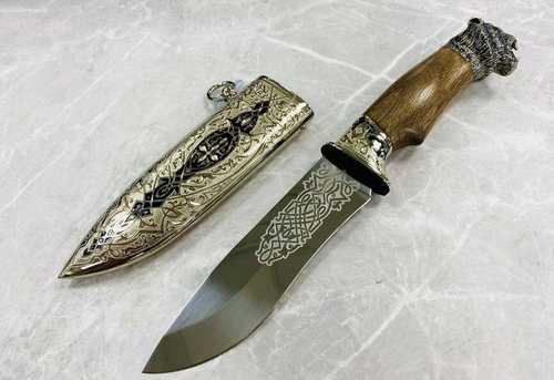 Авторский украшенный нож Александр 2