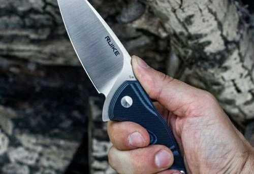Нож складной ruike Fang P105 синий/черный