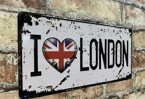 Декор на стену I Love London