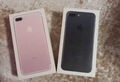 Коробка iPhone 7+ 32гб, 128гб розовый и черный