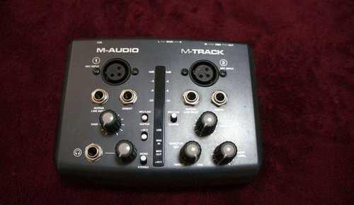 Внешняя звуковая usb карта M-Audio M-Track mark 1