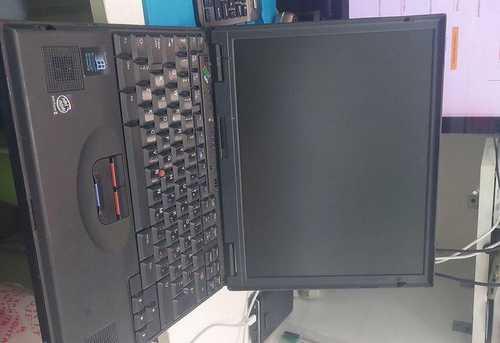13.3" IBM ThinkPad 600E, 60 ГБ, Pentium II, RAM 1 ГБ, NeoMagic 256AV AGP