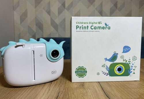 Детский фотоаппарат с печатью новый