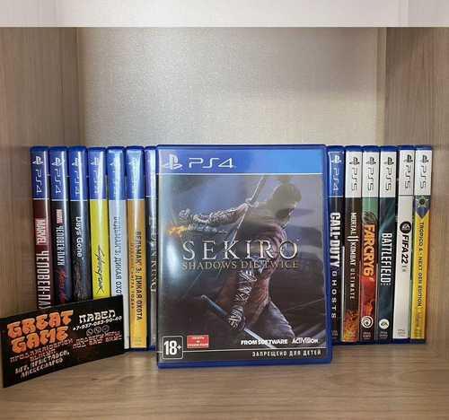 Игры PS4: Sekiro: Shadows Die Twice