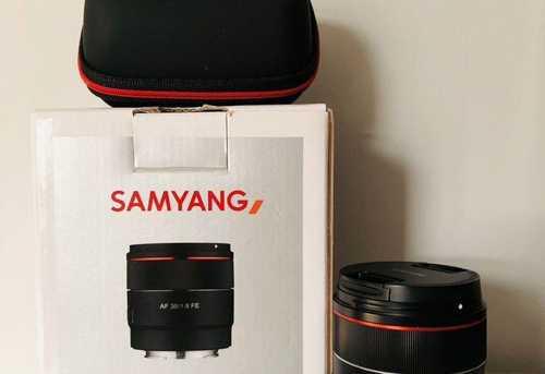 Объектив Samyang 35 mm f 1.8 sony E
