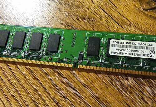 Память Kingston valueram DDR2 для блока