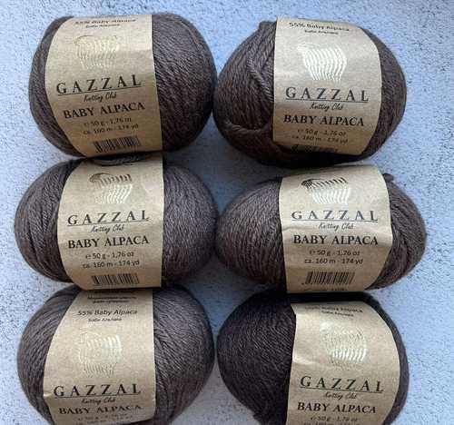 Пряжа gazzal baby alpaca