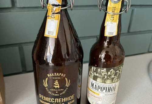 Бутылка с бугельной пробкой 1 л и 0,5