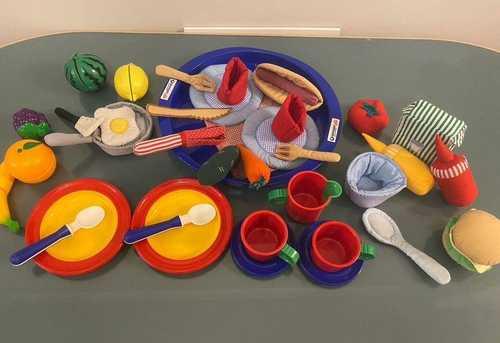 Набор немецкой детской посуды Spielstab