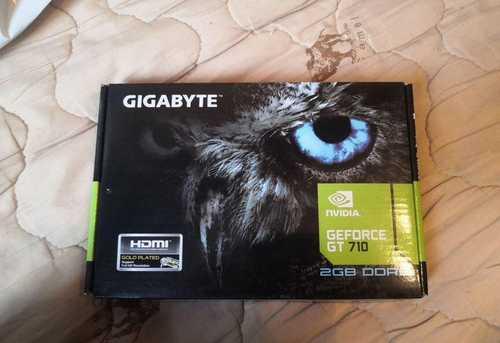Видеокарта Gigabyte GeForce gt 710 2gb ddr5