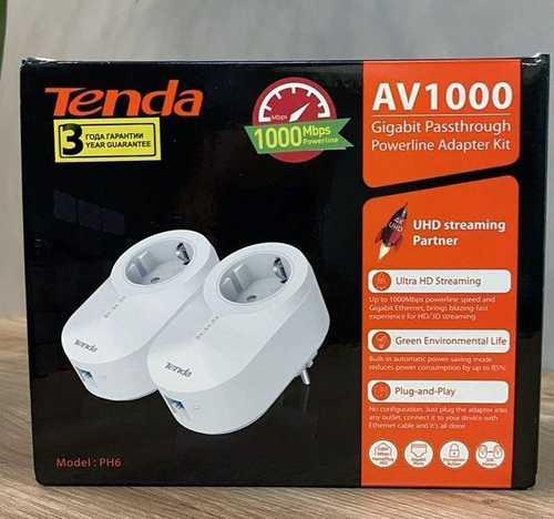 Wi fi адаптер Tenda PH6 2 шт