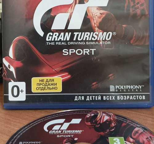 Диск gran turismo sport на пс 4