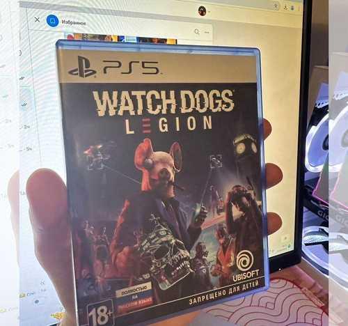 Watch Dogs legion ps5 диск