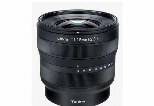 Объектив Tokina atx-m 11-18mm F2.8 E-mount