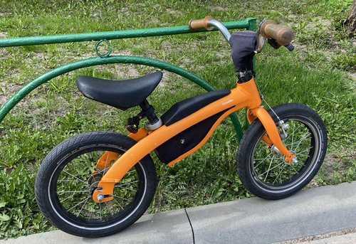 Детский велосипед беговел BMW оранжевый