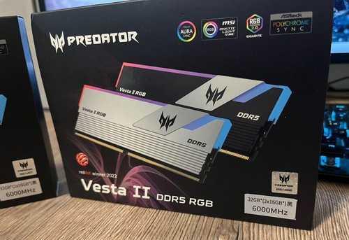 Оперативная память DDR5 32GB 6000MHz Predator RGB