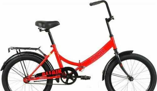 Велосипед altair city 20 (2022) красно-голубой