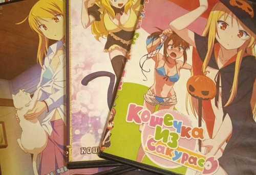 DVD диски аниме "Кошечка из Сакурасо" 1-24серии
