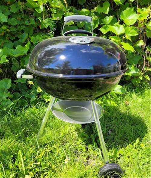 Гриль угольный Weber Compact Kettle, черный, 57 см