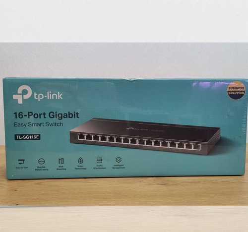 Коммутатор TP-link TL-SG116E