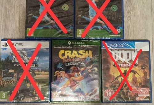 Видеоигры Playstation 4 и 5 Fifa Doom Crash Новые