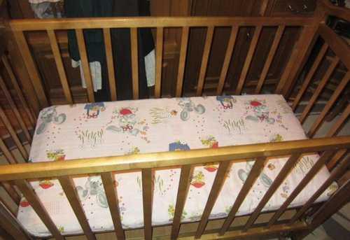 Детская кроватка Можга с матрасом