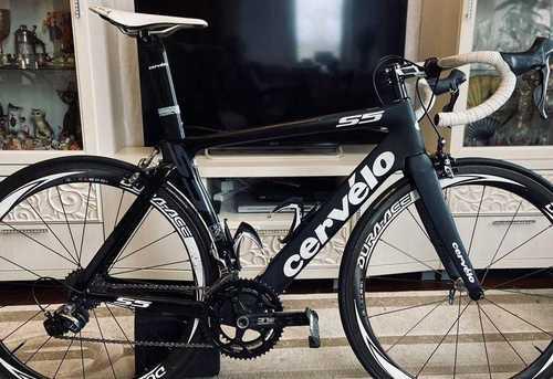 Карбоновый шоссейный cervelo S5 dura-ACE