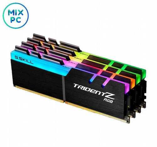 Оперативная память DDR4 32GB (4x8GB) 3200Mhz G.Skill Trident Z RGB Б.У