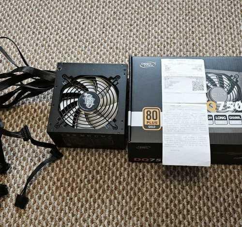 Блок питания Deepcool DQ750ST 750W ATX Gold гарант