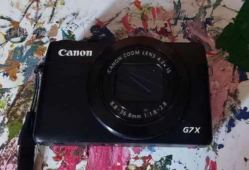 Компактный фотоаппарат canon G7 X