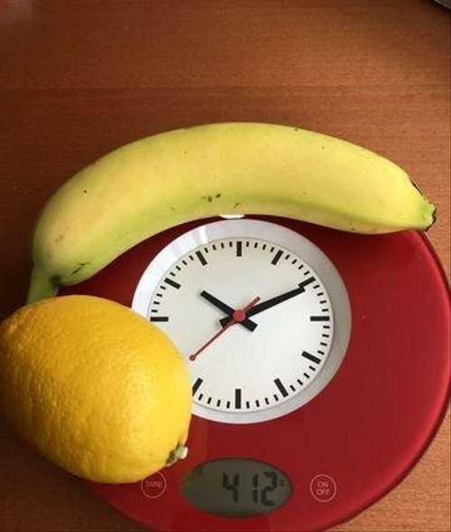 Весы - часы на кухню