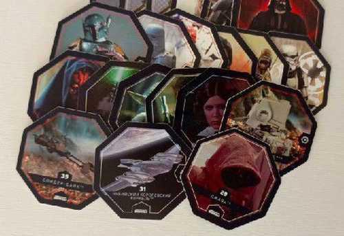 Коллекционные карточки "звёздные войны"