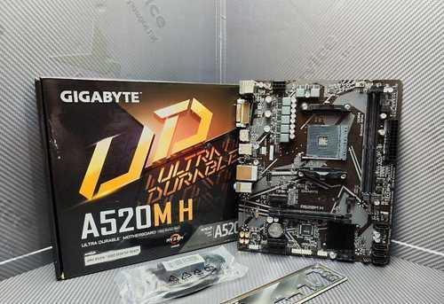 Материнская плата AM4 Gigabyte A520M H