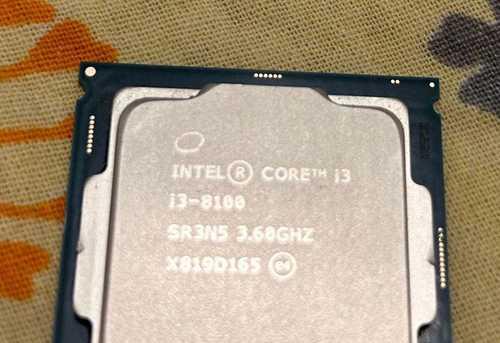 Процессор intel core i3 8100