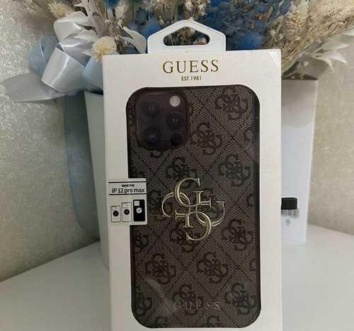 Чехол guess на iPhone 12 pro max