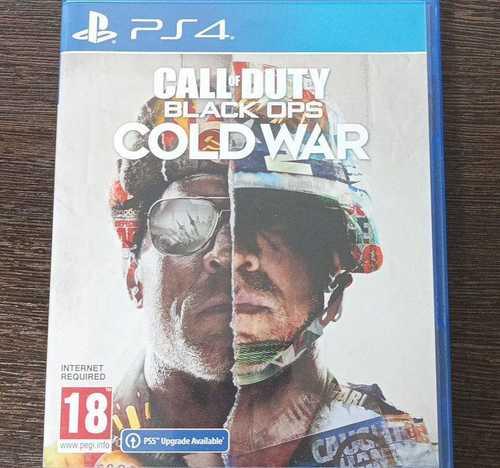 Call of duty black ops cold war ps4 диск