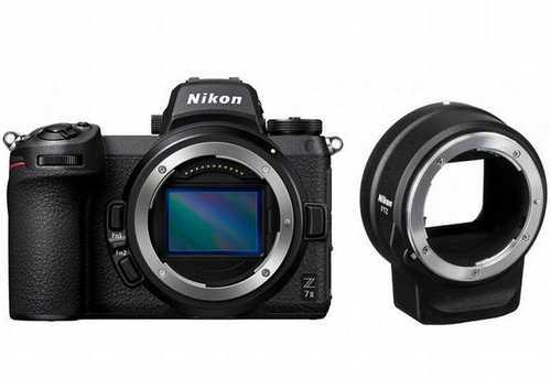 Фотоаппарат Nikon Z7II Body черный + FTZ-адаптер