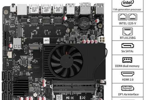 Процессорная плата j6413 для NAS