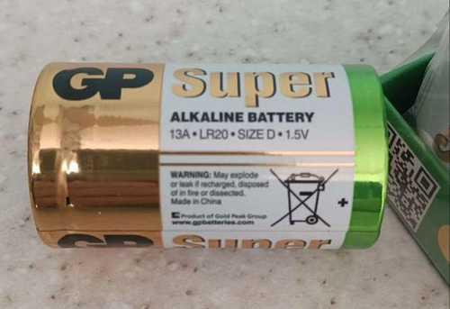 Батарейки алкалиновые GP Super lr20