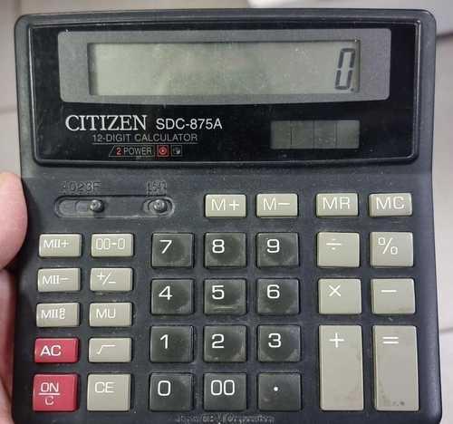 Калькулятор citizen sdc-875a