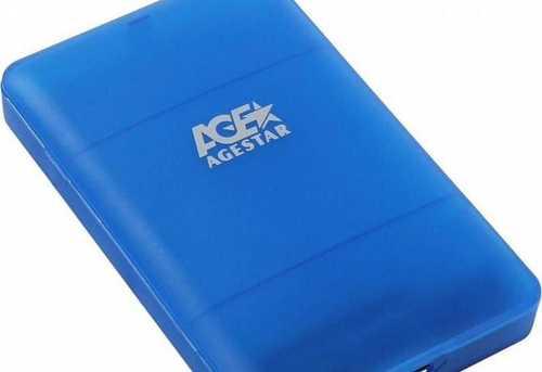 Внешний корпус для HDD/SSD AgeStar 3UBC 2.5" Синий