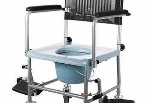Кресло каталка инвалидная с санитарным модулем