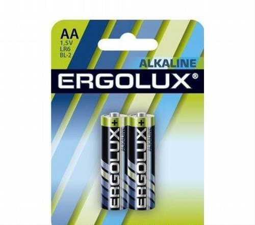 Ergolux LR6 Alkaline BL-2 (LR6 BL-2, батарейка,1.5