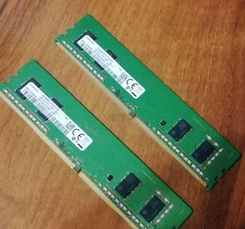 Оперативная память Samsung ddr4 2x4 Gb