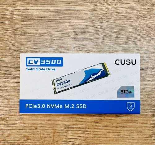 Новый SSD nvme m2 Cusu CV3500 512gb